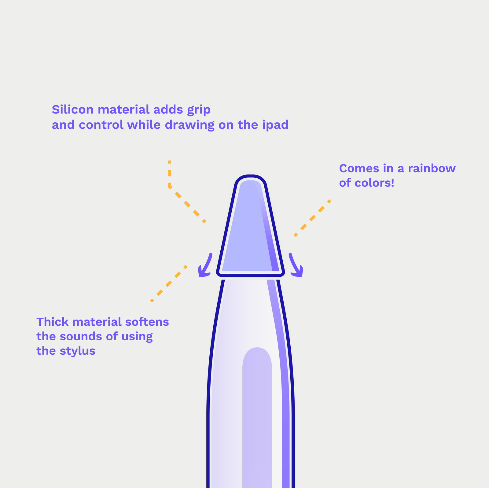 PenTips Lite | Apple Pencil Tip Cover for Digital Artists